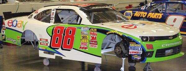 Dale Jr's Chevy Wrapped in eBay Colors (video) - eBay Motors Blog
