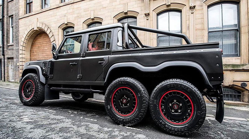 British Tuner Transforms Land Rover Defender Into Six-Wheel Beast ...