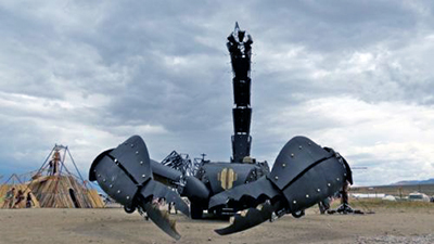 For Sale: Burning Man’s Flame-Throwing Scorpion Art Car - eBay Motors Blog