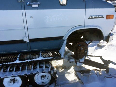 Chevrolet Van Snowcat Conversion Hails from Yellowstone - eBay Motors Blog