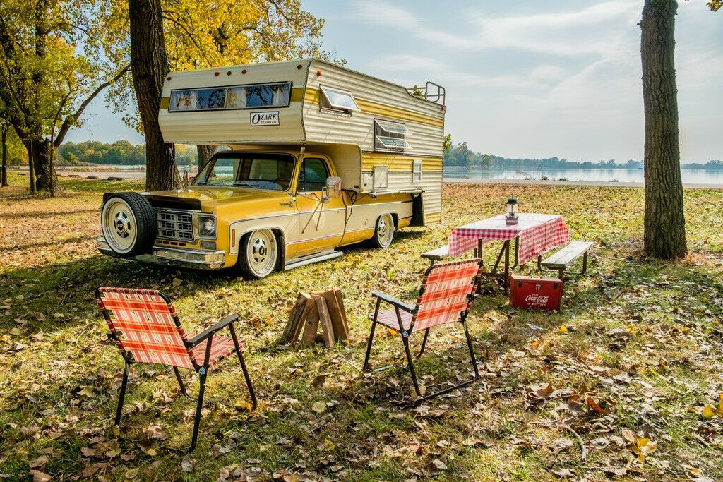 Slammed Chevy C-20 Scottsdale Is Ode to ’70s Truck-Campers - eBay ...