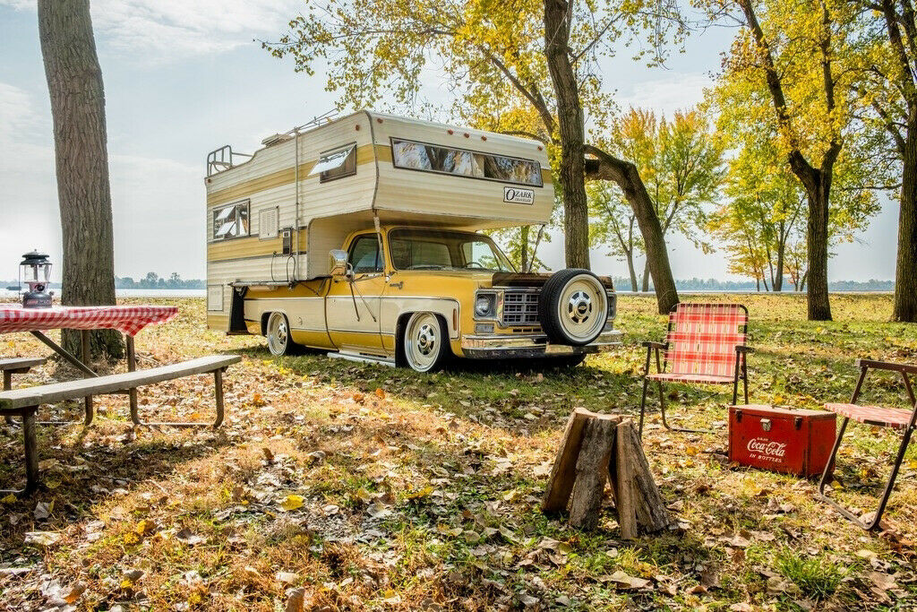 Slammed Chevy C-20 Scottsdale Is Ode to ’70s Truck-Campers - eBay ...