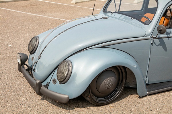 ’56 VW Beetle Ragtop Becomes Wicked Lowriding Restomod - eBay Motors Blog