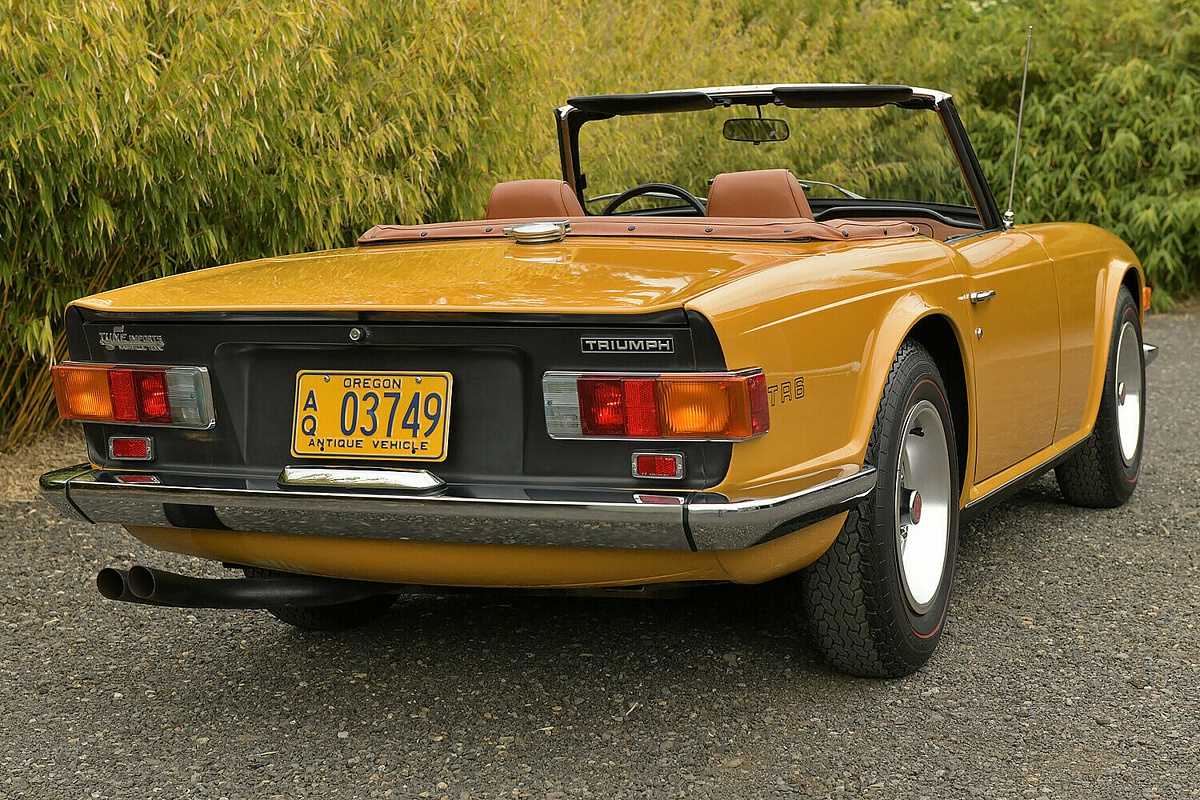 Time-Capsule Triumph TR6 With Just 7,300 Miles - eBay Motors Blog