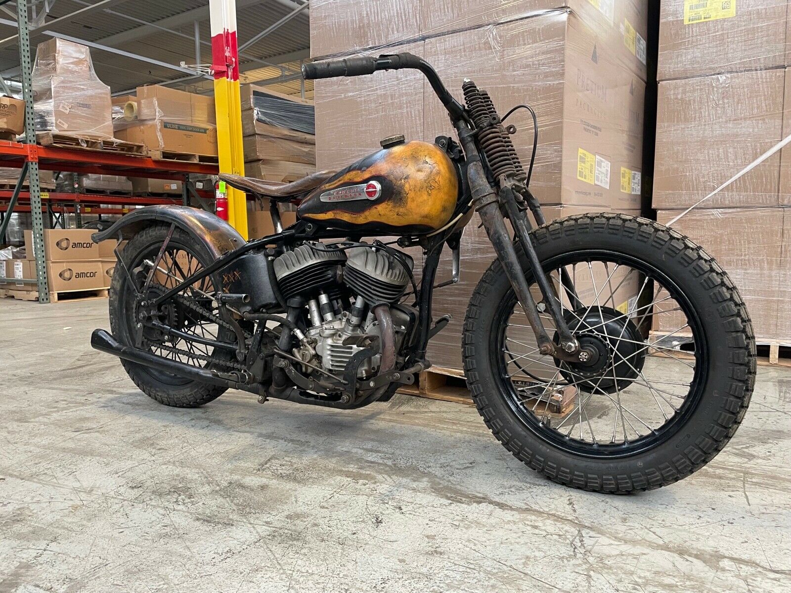 A Stunning 1950 Harley-Davidson WRTT Built for Endurance Beach Racing ...