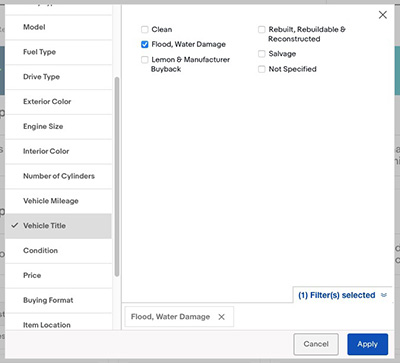 How eBay Protects Car Shoppers from Flood Vehicles - eBay Motors Blog