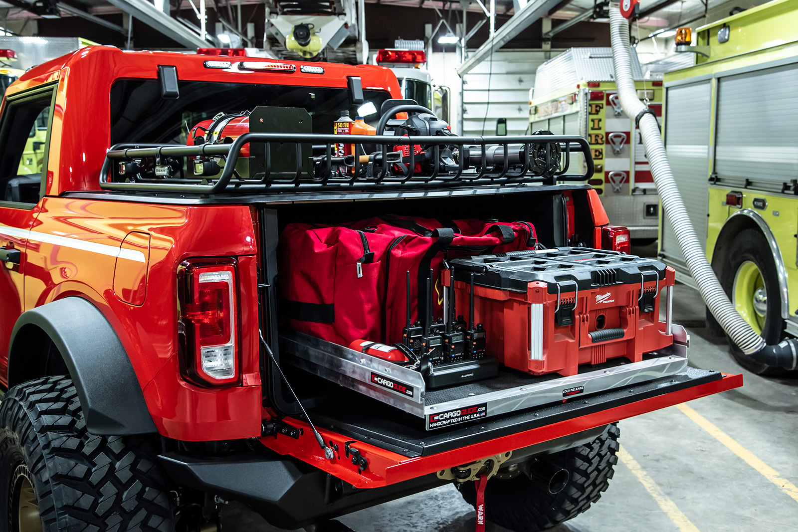 Sirens Blasting: Fire-Commando Bronco Pick-up Debuts at SEMA - eBay ...