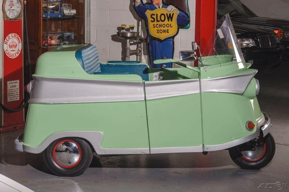 A Fancy '59 Three-Wheel Electric Cart for Hauling Chicken Feed - eBay ...