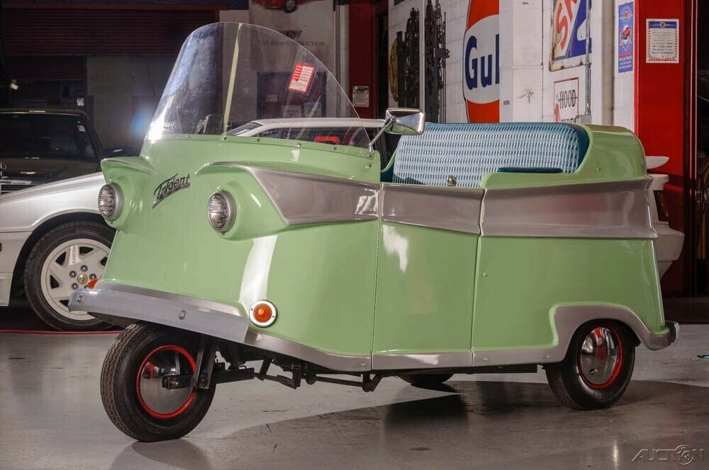 A Fancy '59 Three-Wheel Electric Cart for Hauling Chicken Feed - eBay ...