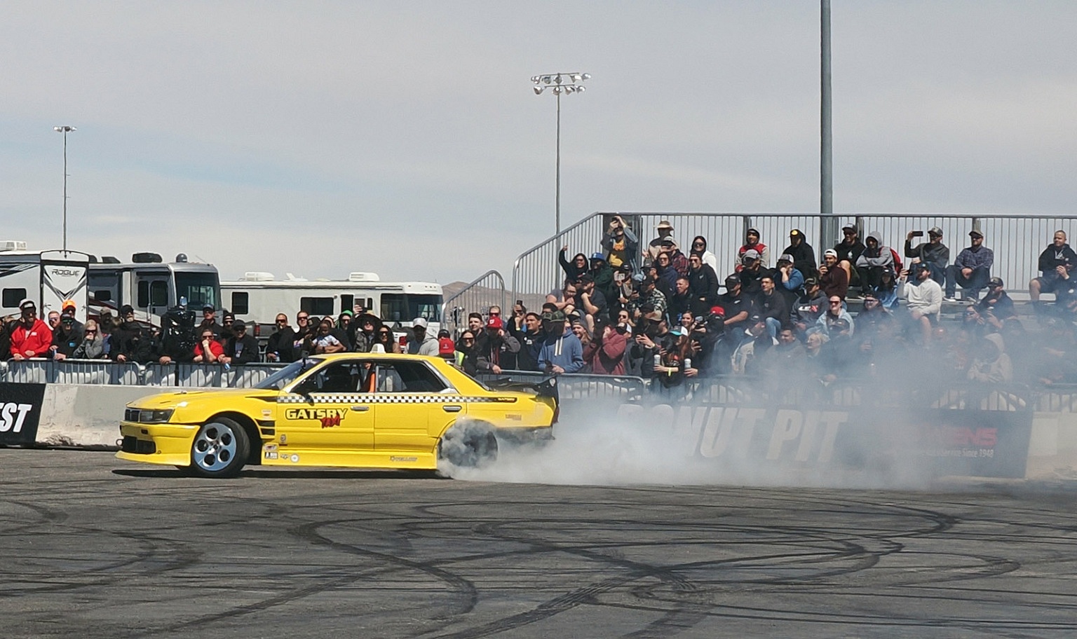 The Drift-Racing Taxi Gives Thrilling Rides at Holley LS Fest West 2022 ...