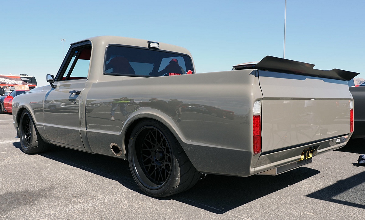 Custom Chevy C-10 With Steering Wheel on the Right Side