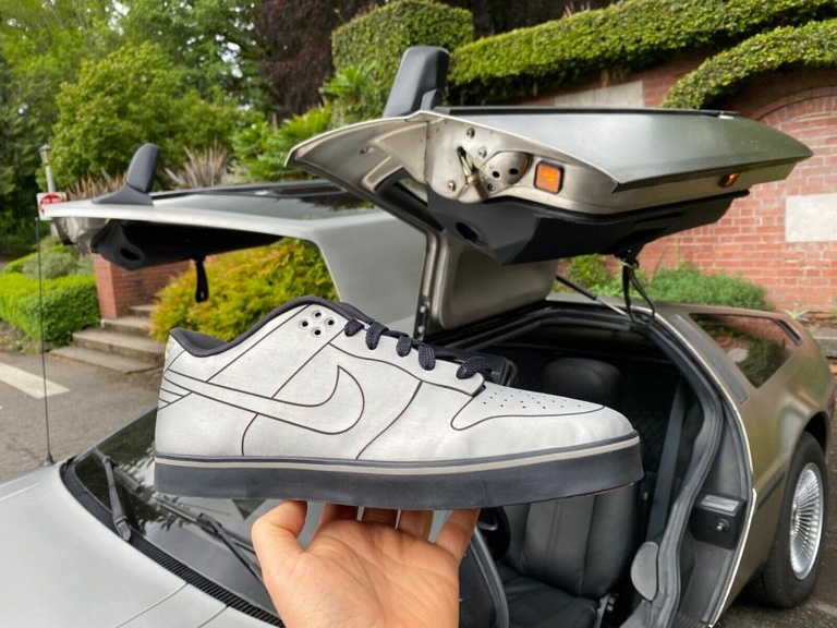 1981 DeLorean DMC-12 with Matching Nike Dunks Offered on eBay - eBay ...