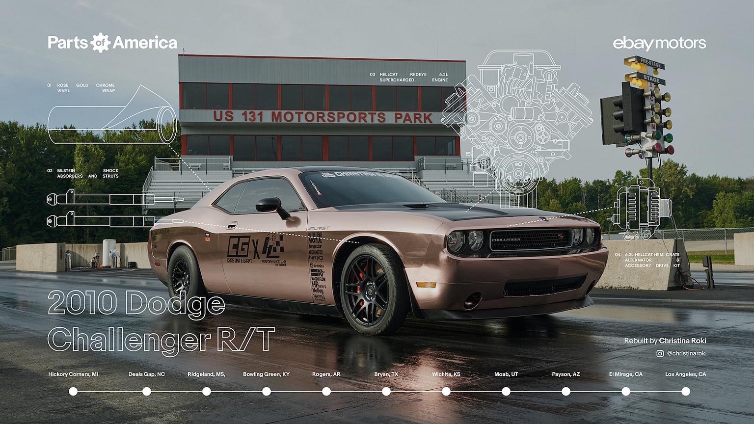 Christina Roki Builds a Pink 1,000-HP Hellcat Redeye Challenger for ...
