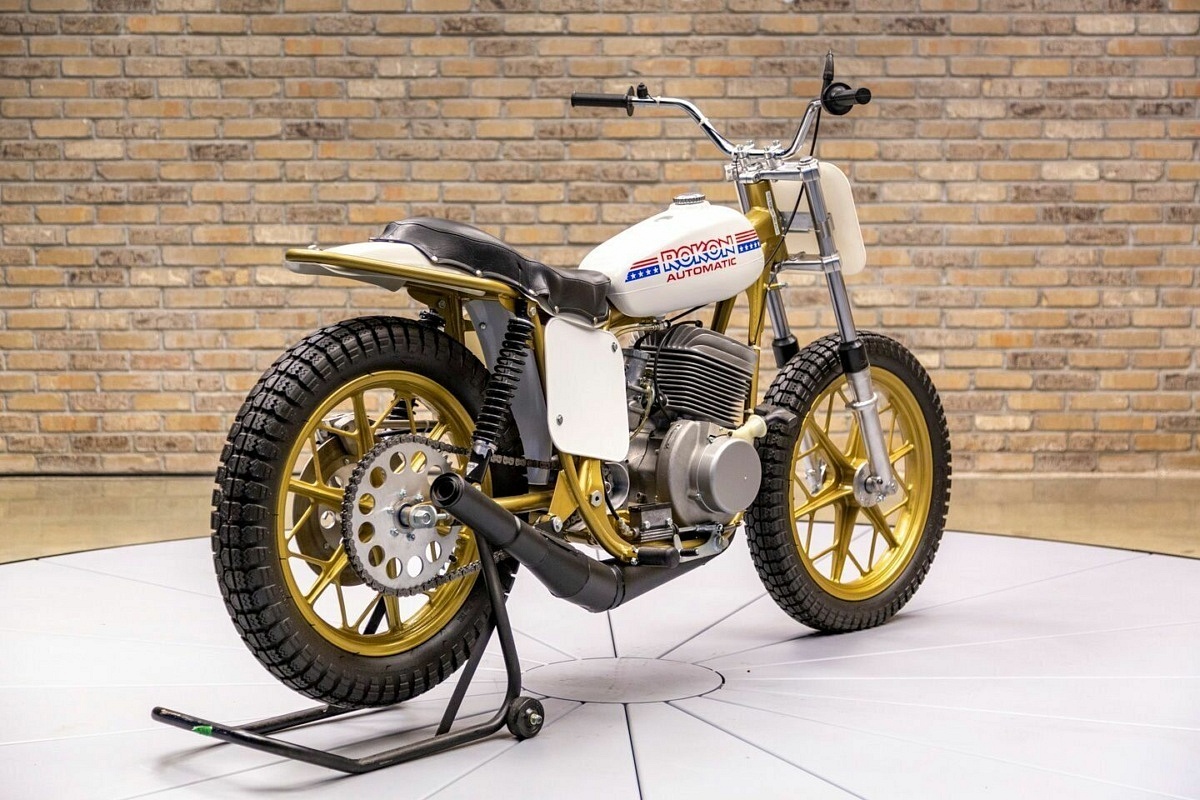 An Ultra-Rare Museum-Quality Flat Track Motorcycle from Snowmobile ...