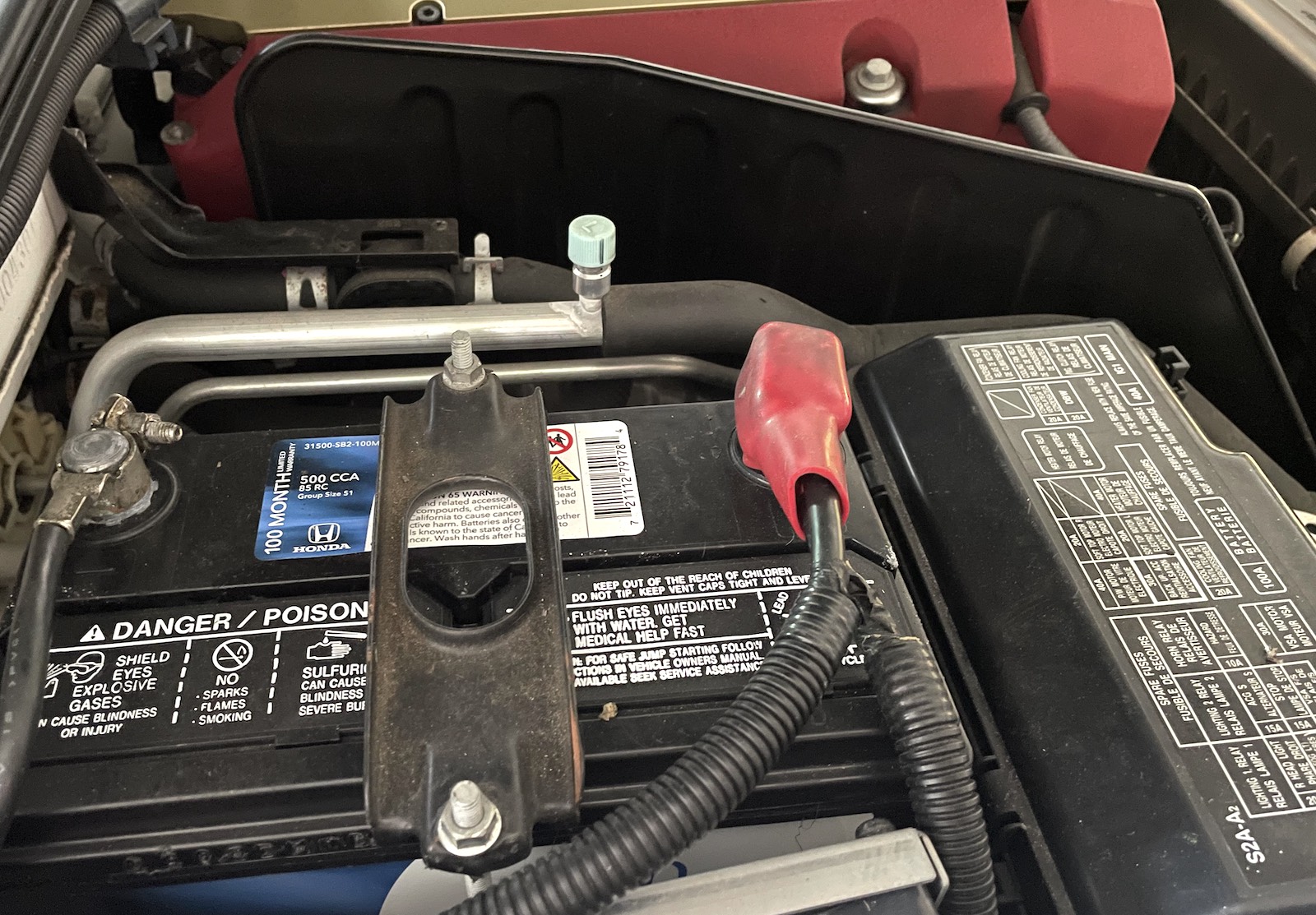 Flat Pacifier Car Battery Terminal Adapter Sleeves - Pair Of Positive ...