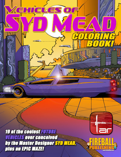 Fireball Tim’s Coloring Books Celebrate the World of Car Design - eBay ...