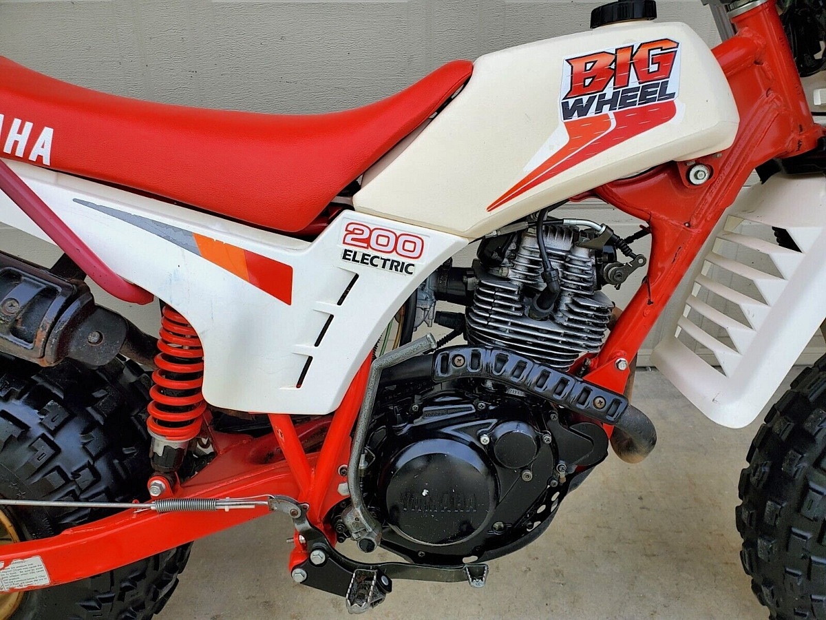 Yamaha’s Big Wheel BW200 Motorcycle Has Oversized ATV Tires - eBay ...