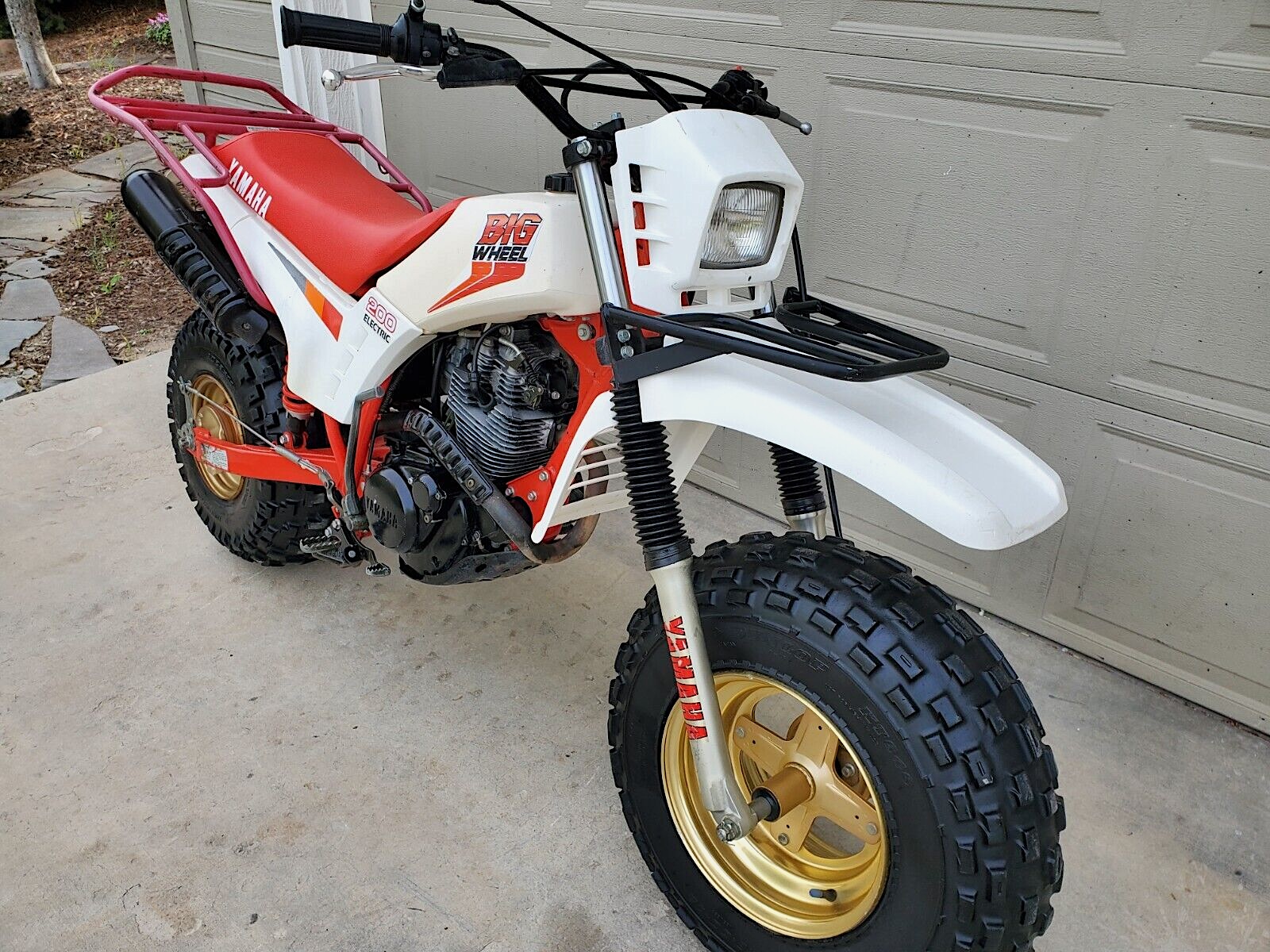 Yamaha’s Big Wheel BW200 Motorcycle Has Oversized ATV Tires - eBay ...
