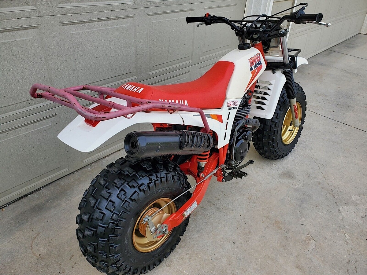Yamaha’s Big Wheel BW200 Motorcycle Has Oversized ATV Tires - eBay ...