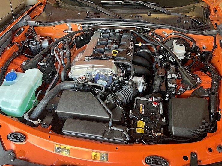 30th Anniversary Miata RF Shines in Racing Orange - eBay Motors Blog