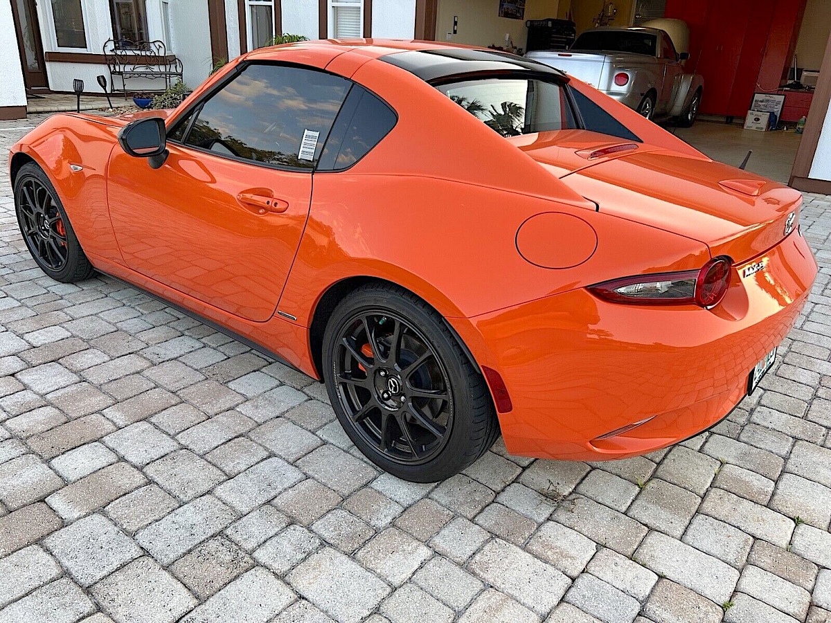 30th Anniversary Miata RF Shines in Racing Orange - eBay Motors Blog