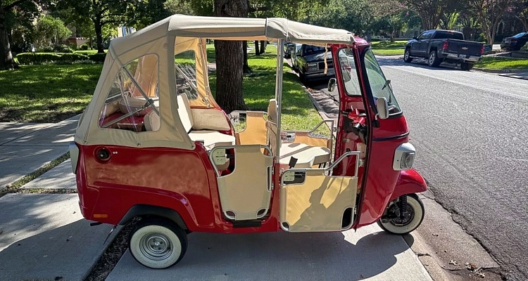 Piaggio Ape Calessino Pairs Retro Style With Modern Comfort - eBay ...