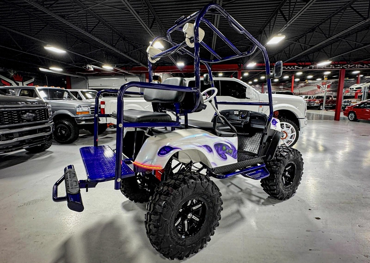 Lifted E-Z-GO Is an Eye-Popping Electric Supercart - eBay Motors Blog