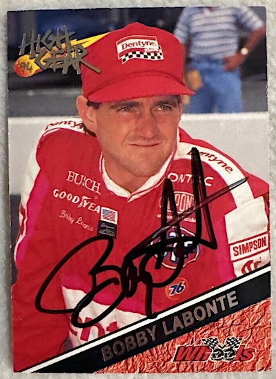 NASCAR Champion Bobby Labonte Auctions Prized Memorabilia - eBay Motors ...