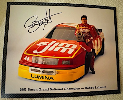 NASCAR Champion Bobby Labonte Auctions Prized Memorabilia - eBay Motors ...