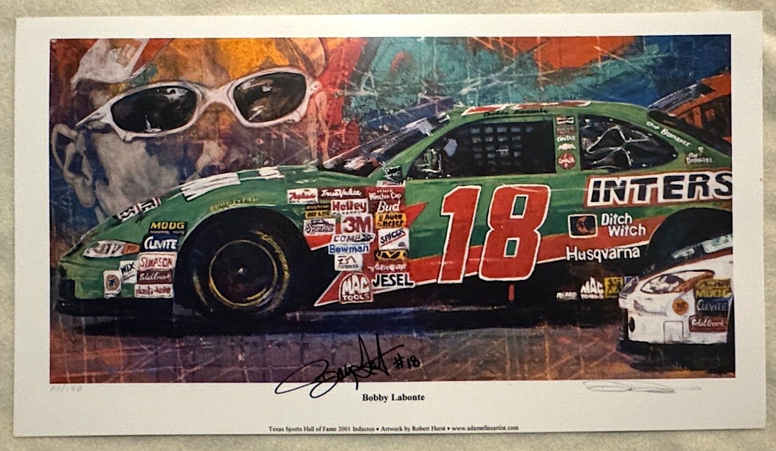 NASCAR Champion Bobby Labonte Auctions Prized Memorabilia - eBay Motors ...