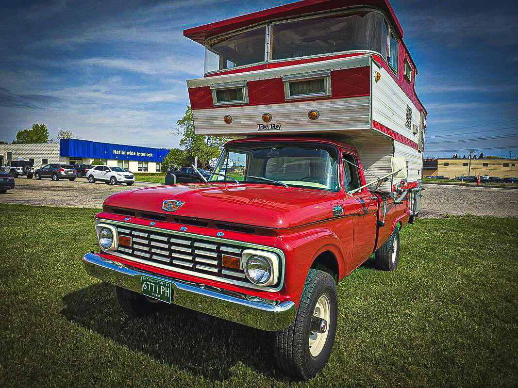 This '63 Ford Pickup Camper Has a Sky Lounge - eBay Motors Blog