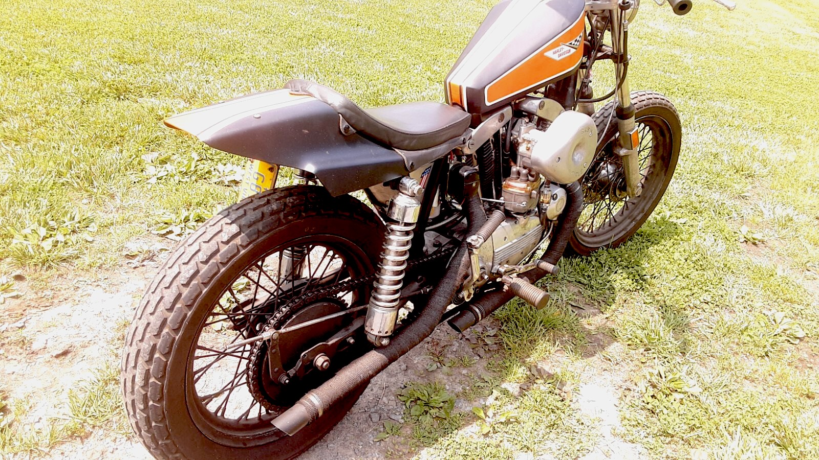 1970s Mods Give This Harley-Davidson Sportster XLCH Flat-Track Attitude - eBay Motors Blog